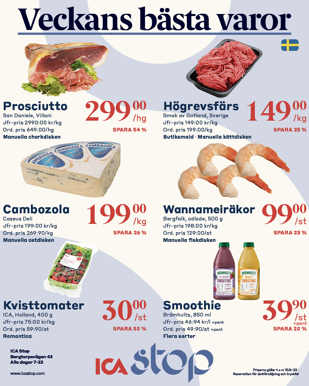 Extraerbjudande - ICA Stop i TäbyICA Stop i Täby